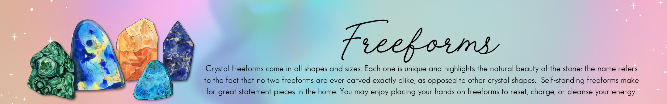 Freeform Crystals | Rocks with Sass