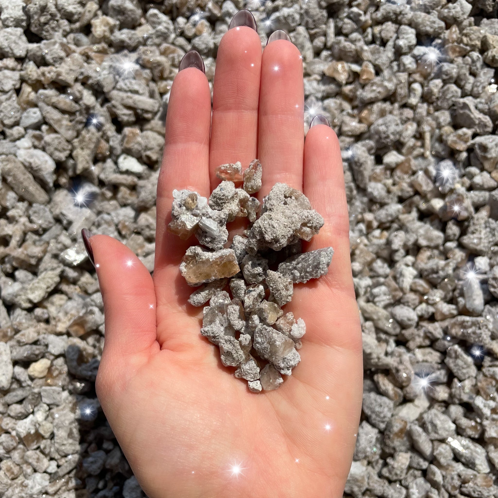 Raw Topaz in Matrix Baggies - Rocks with Sass