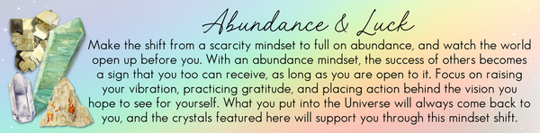 Abundance and Luck - Rocks with Sass