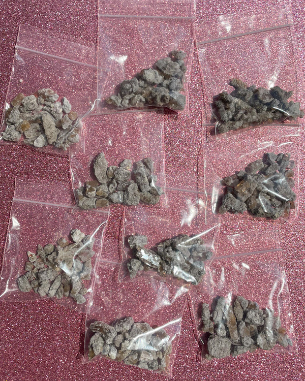 Raw Topaz in Matrix Baggies - Rocks with Sass