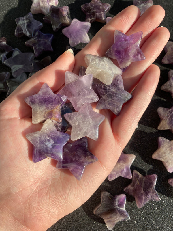 Amethyst Stars - Rocks with Sass
