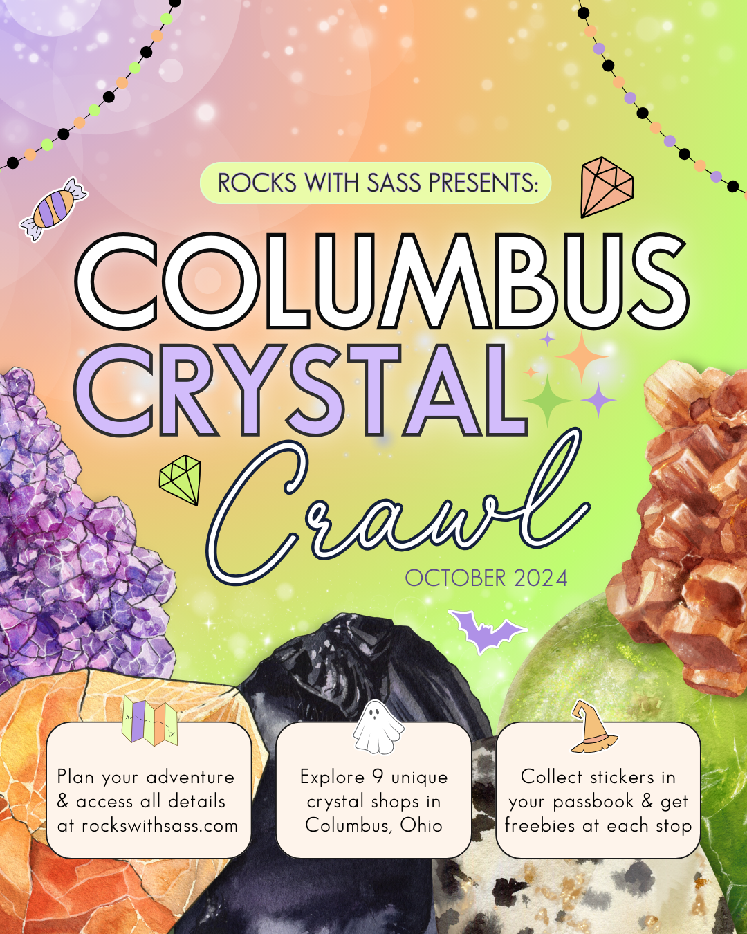Crystal Shop Columbus Ohio | Rocks With Sass | Stone Store