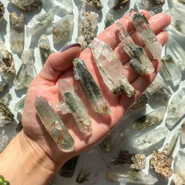 Chlorite Included Quartz - Rocks with Sass