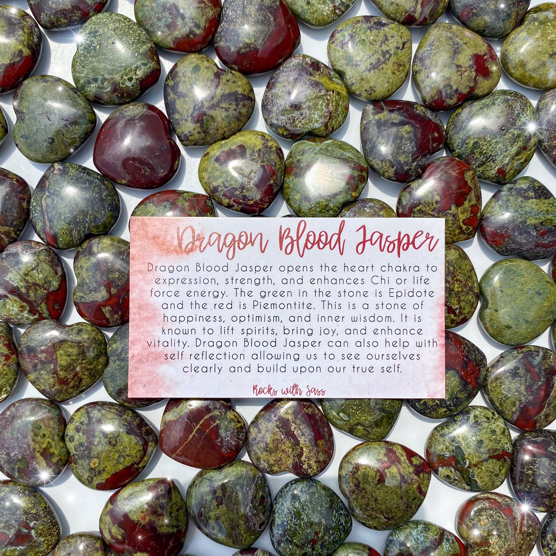 Dragon Blood Jasper | Dragon Blood Jasper Meaning | Rocks with Sass