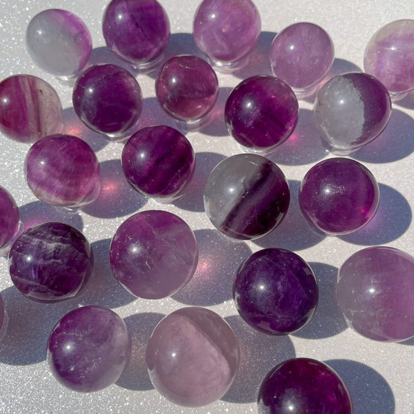 Fluorite Spheres - Purple - Rocks with Sass