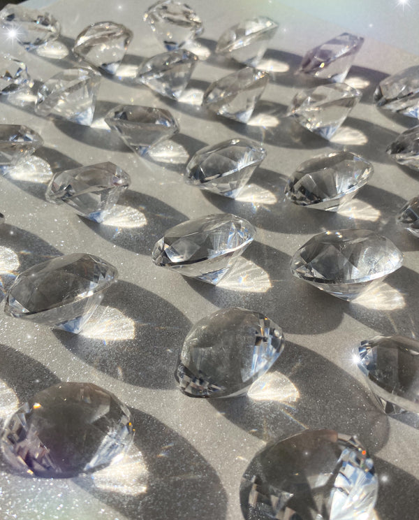 Clear Quartz Diamonds - Rocks with Sass
