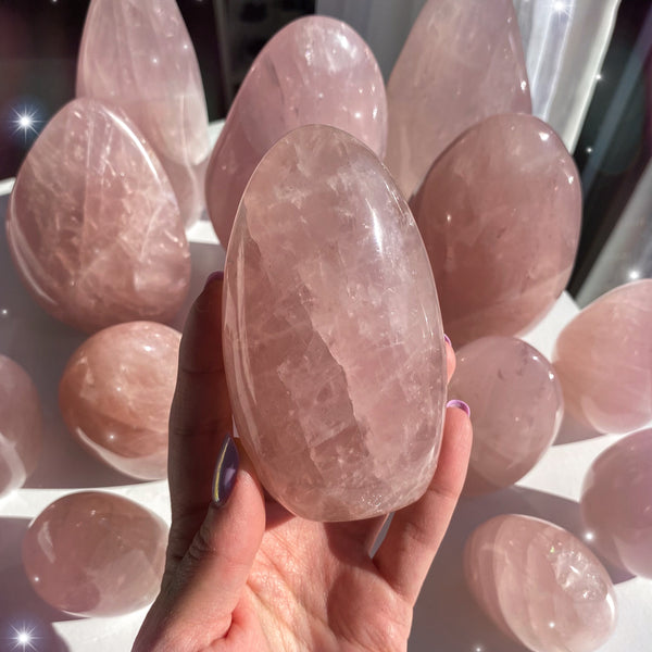 Rose Quartz Freeforms - Rocks with Sass