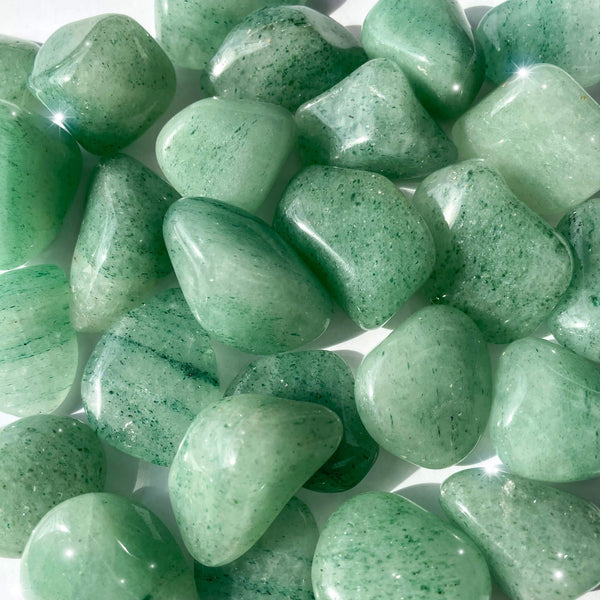 Green Aventurine Tumbled Pocket Stone - Rocks with Sass