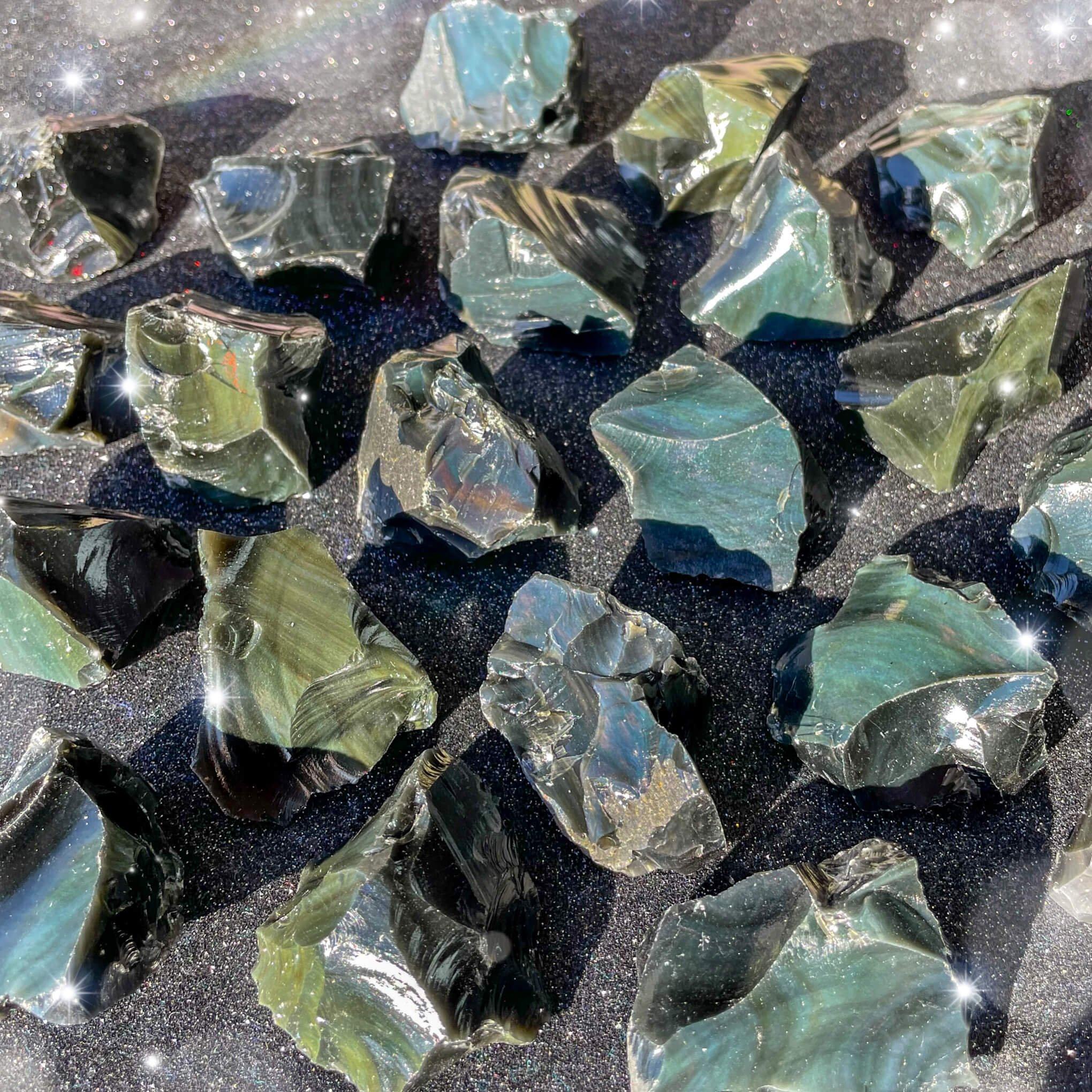 Rainbow Obsidian | Rainbow Obsidian Meaning | Rocks with Sass