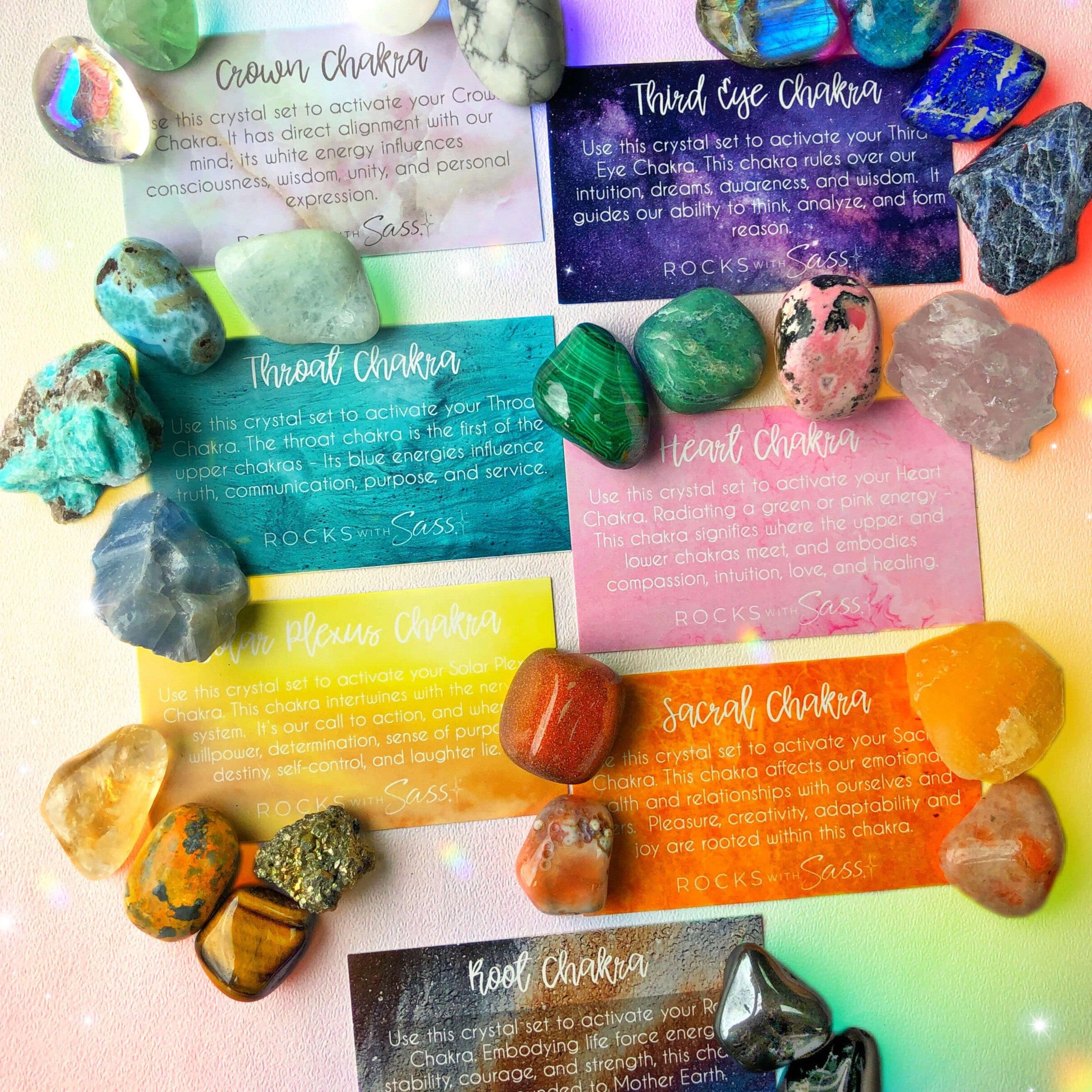 Chakra Crystals | Rocks with Sass