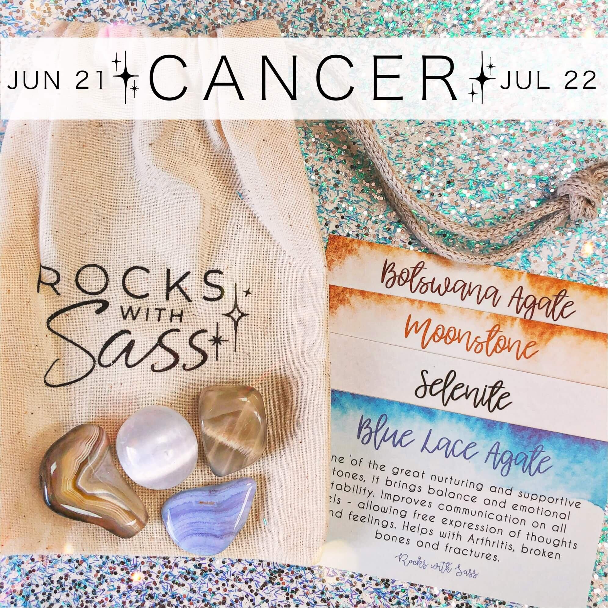 Cancer zodiac crystal set 60 photos - Astrologytoyou.com