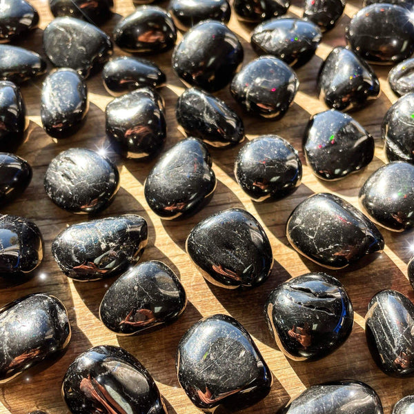 Jet Tumbled Pocket Stone - Rocks with Sass