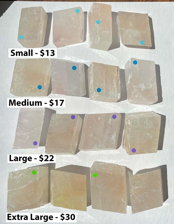 Pink Optical Calcite - Rocks with Sass