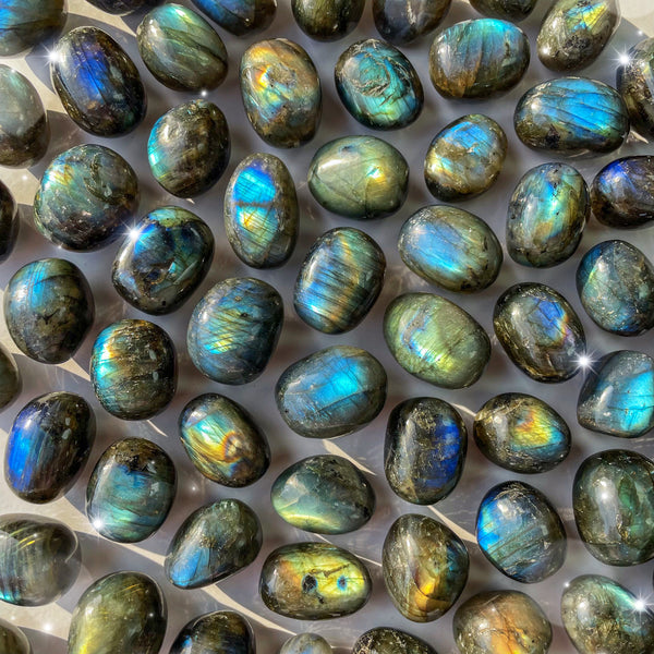 Labradorite Tumbled Pocket Stone - Rocks with Sass